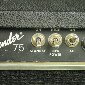 Fender 75 Amp Combo All Tube Amp | Reverb