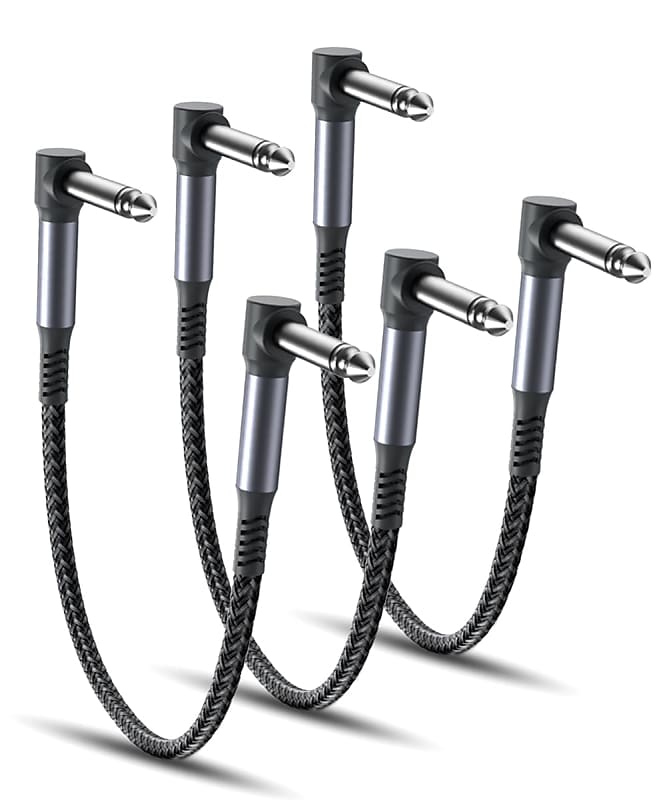 Guitar Patch Cables 30CM 3-Pack,6.35MM Effects Pedal Board | Reverb
