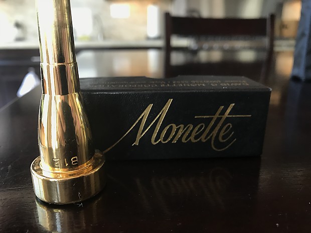 Monette Trumpet Mouthpiece B12 Gold | Reverb