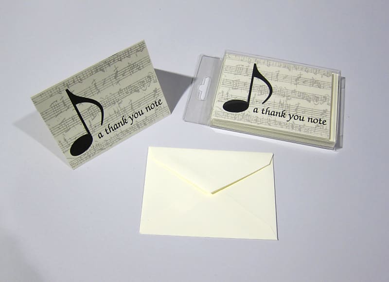Boxed Note Cards - "A Thank You Note" - Box of 10 | Reverb
