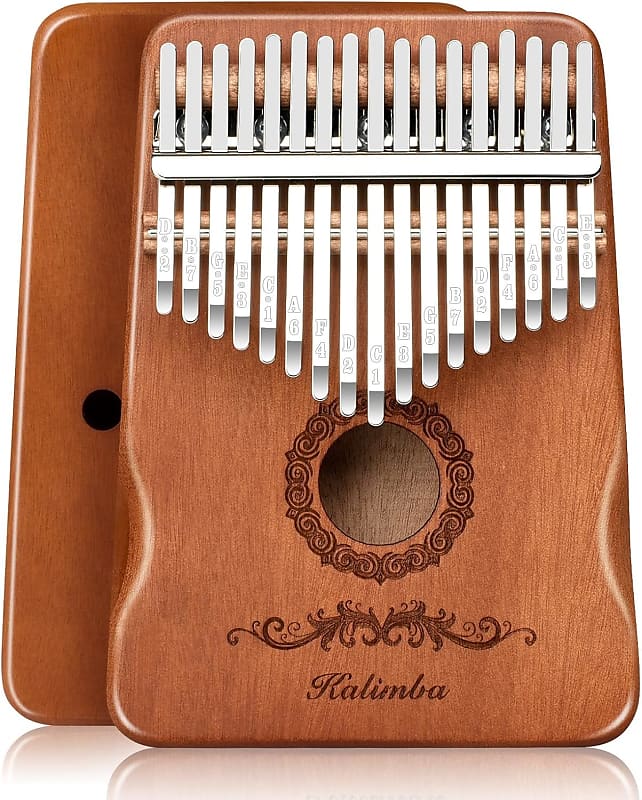 Kalimba Thumb Piano 17 Keys, Finger Piano Musical | Reverb