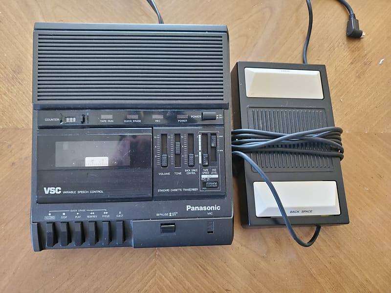 Panasonic RR-830 Dictation Machine W/ RP-2692 Foot Pedal | Reverb