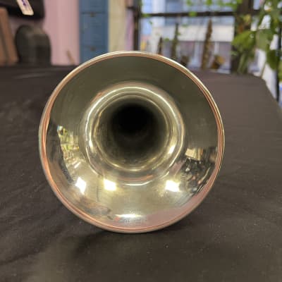 Silver Plated Vincent Bach 229 Large Bore ‘C’ Trumpet 25H | Reverb