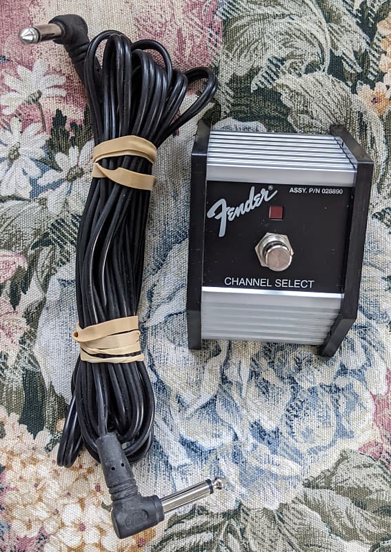 Fender 1 Button Channel Select Footswitch With Original | Reverb