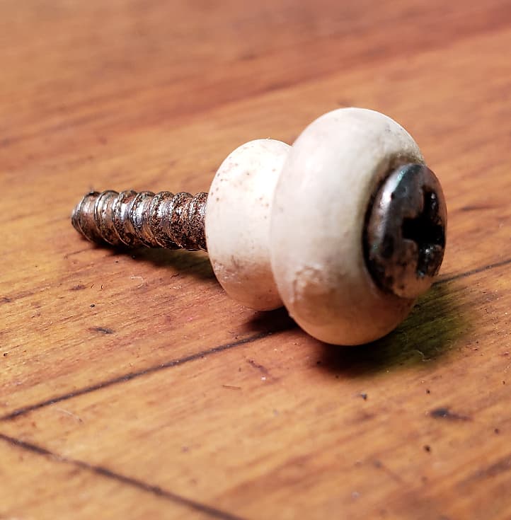 1970 Hofner 173-I Six String Guitar Strap Button with screw | Reverb