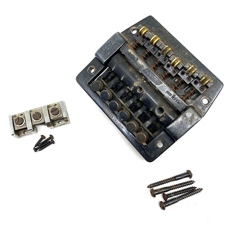 Kahler Flyer Tremolo Bridge w/Locking Nut - Black - Used | Reverb