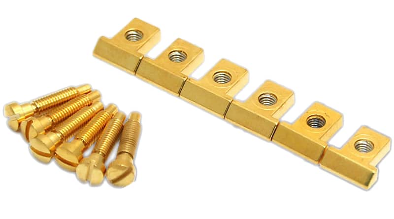 Allparts BP-0305 Nashville Tunematic Saddles - Gold | Reverb