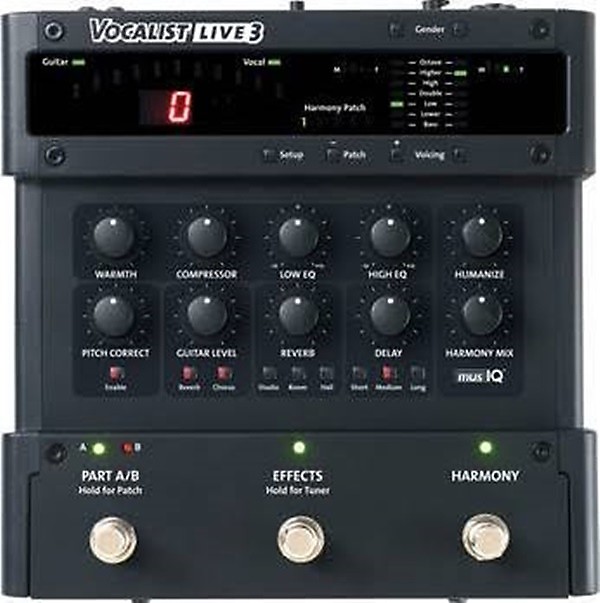 New DigiTech Vocalist Live 3 Vocal Harmony FX Processor | Reverb