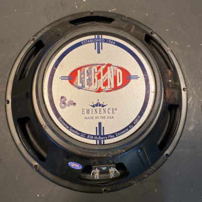 Fender badged Eminence 12" guitar speaker 8 ohms @ 75 watts | Reverb
