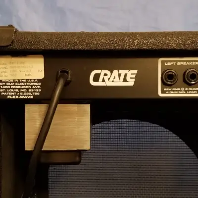 Crate GX130C 2x12 EMPTY W/ Original 3 Button Footswitch | Reverb