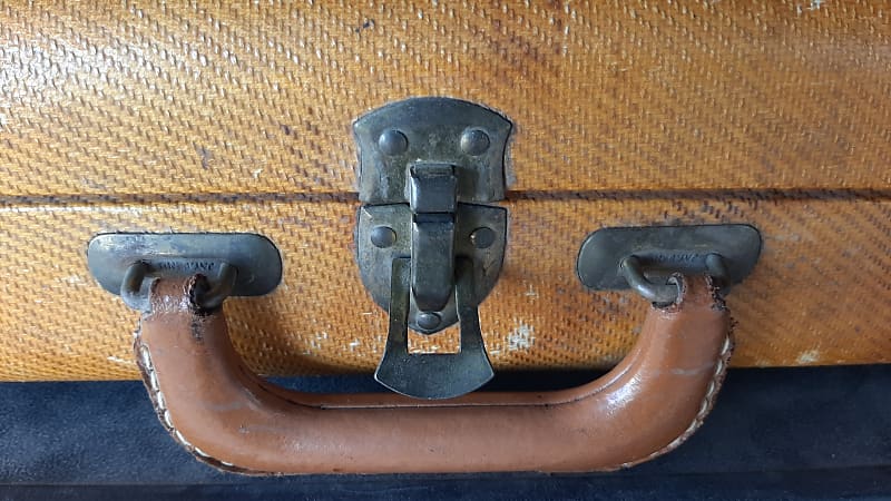 Fender Stringmaster Vintage Tweed Case 1955 - Tweed Leather | Reverb