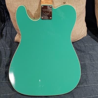 Fender Telecaster Custom Shop NAMM Tele Custom CC 2012 Sea | Reverb