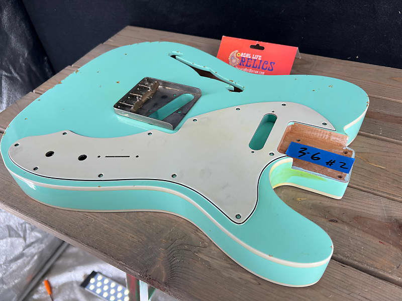 Real Life Relics Nitro 69 Thinline Tele® Telecaster® Body | Reverb