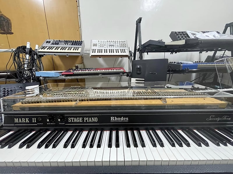 Fender Rhodes mkii 73 Reproduction Lid with wood case | Reverb