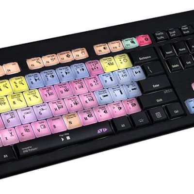 Logickeyboard ASTRA2 Backlit Keyboard for Avid Pro Tools - PC | Reverb