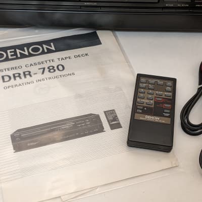 Denon DRR-780 RARE Drawer-Loading Cassette Deck Made In Japan | Reverb