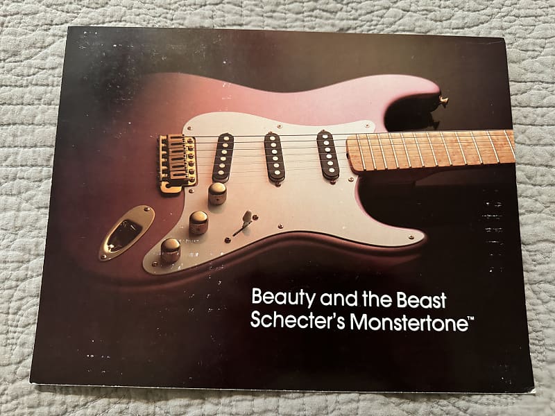 Schecter Flyer Brochure 80s Monstertone pickup assembly for | Reverb