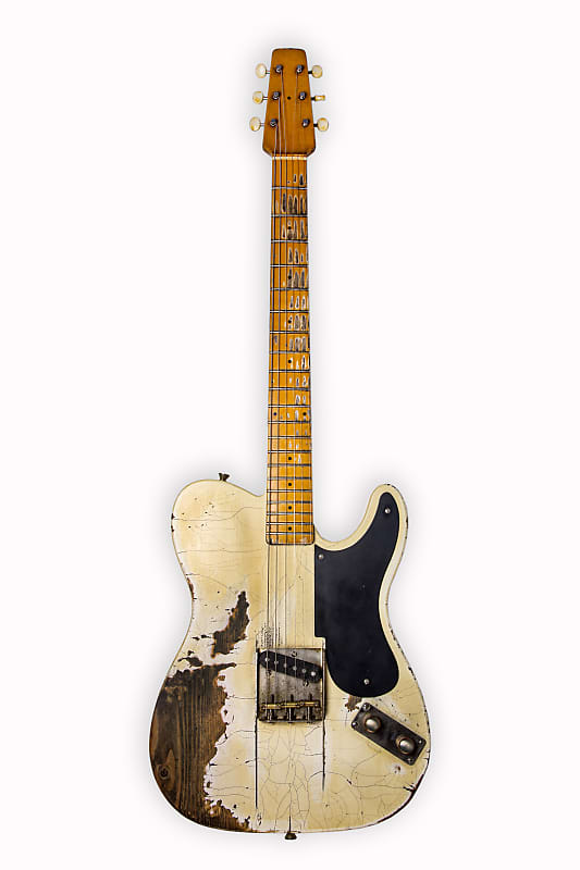 Guitar Tele Snakehead Prototype-I Tribute, Detailed Top | Reverb