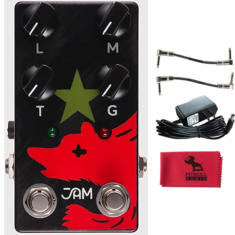 JAM Pedals Red Muck Bass Fuzz-Distortion Pedal w/ Power | Reverb