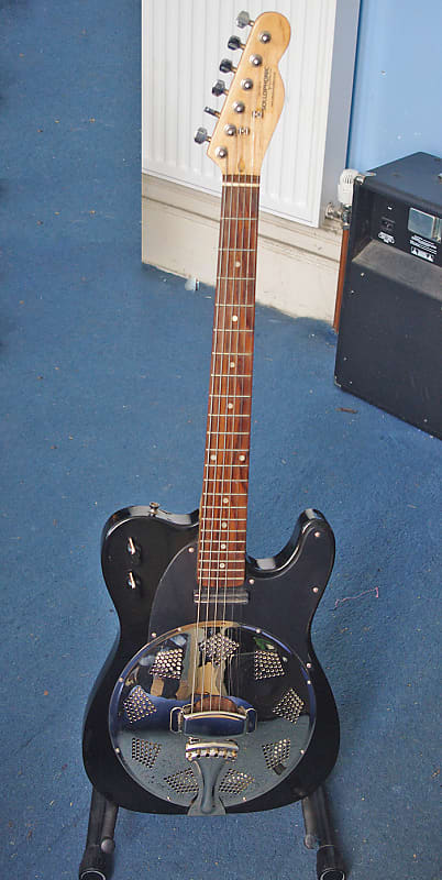 Telecaster-style resonator guitar by Sollophonic | Reverb