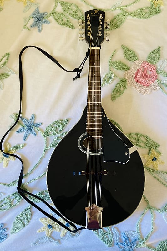 J. Reynolds Mandolin A-Style Black with Hard Case | Reverb