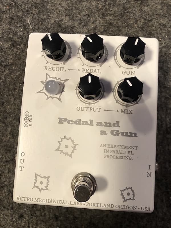 Retro Mechanical Labs Pedal and a gun - White | Reverb