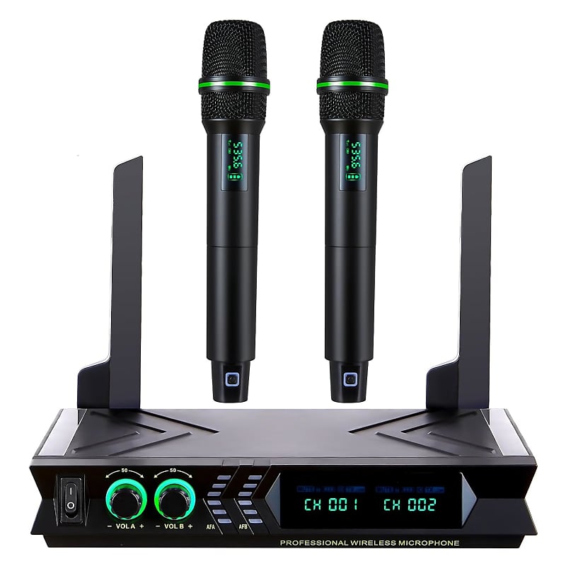 Wireless Microphone Systems, DUAL UHF Wireless Microphone | Reverb
