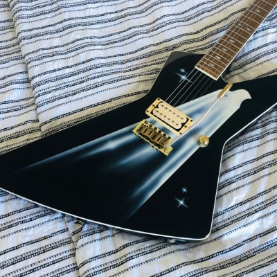 Charvel Explorer 1982 Black / Hawk Grafics | Reverb