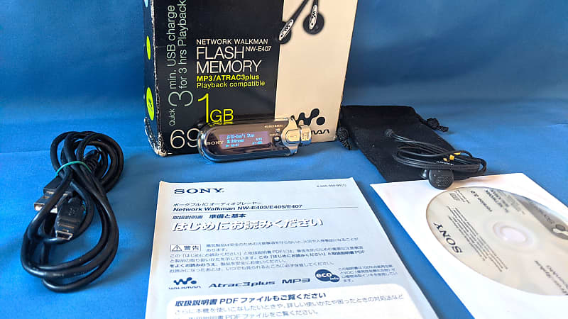 Sony Walkman NW-E407 Blue Digital Media Player | Reverb