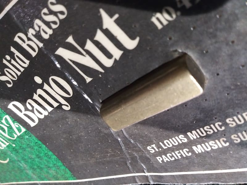 Alvarez Solid Brass Banjo Nut | Reverb