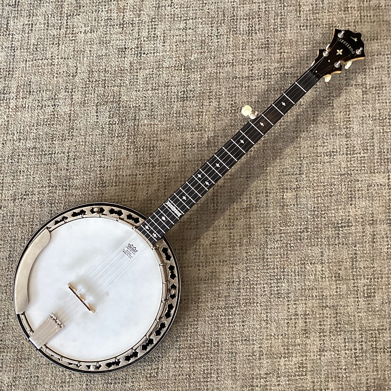 Stelling White Star 5 string Banjo 1980 | Reverb
