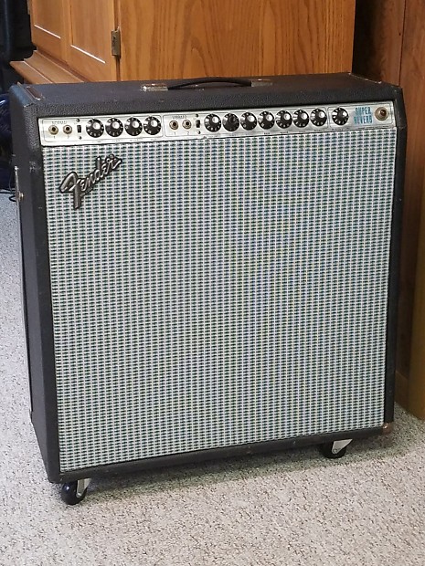 Fender Super Reverb 1980 Black Tolex | Reverb