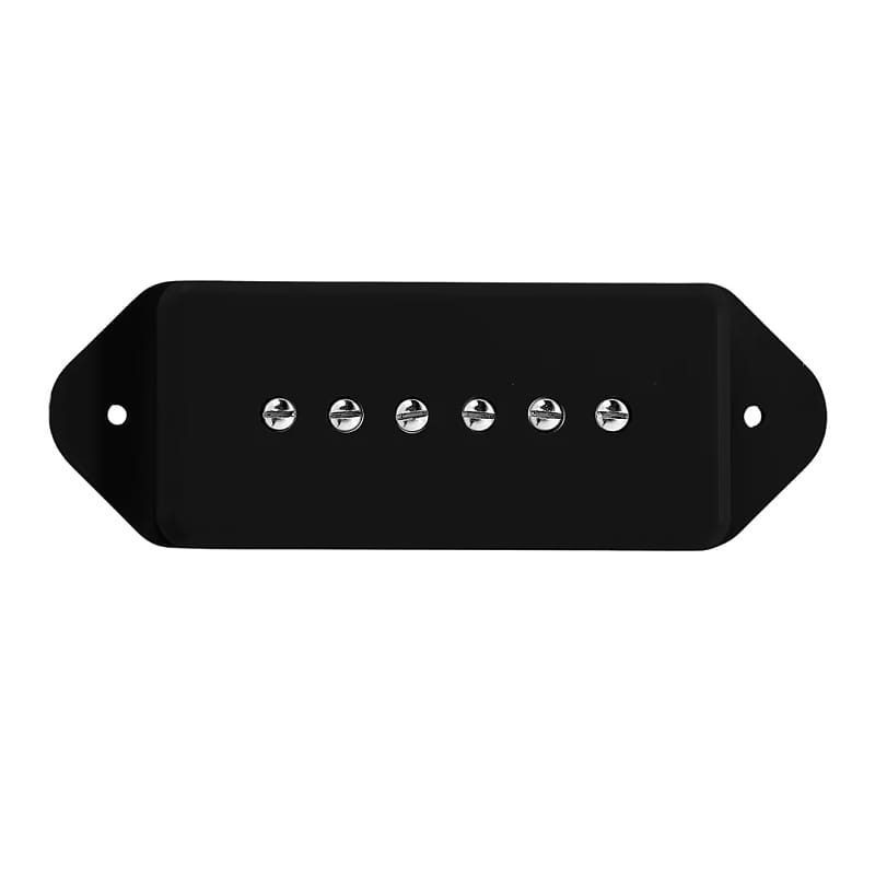 Razor Full Moon Dog Ear P90 Soapbar Pickup - BLACK, | Reverb