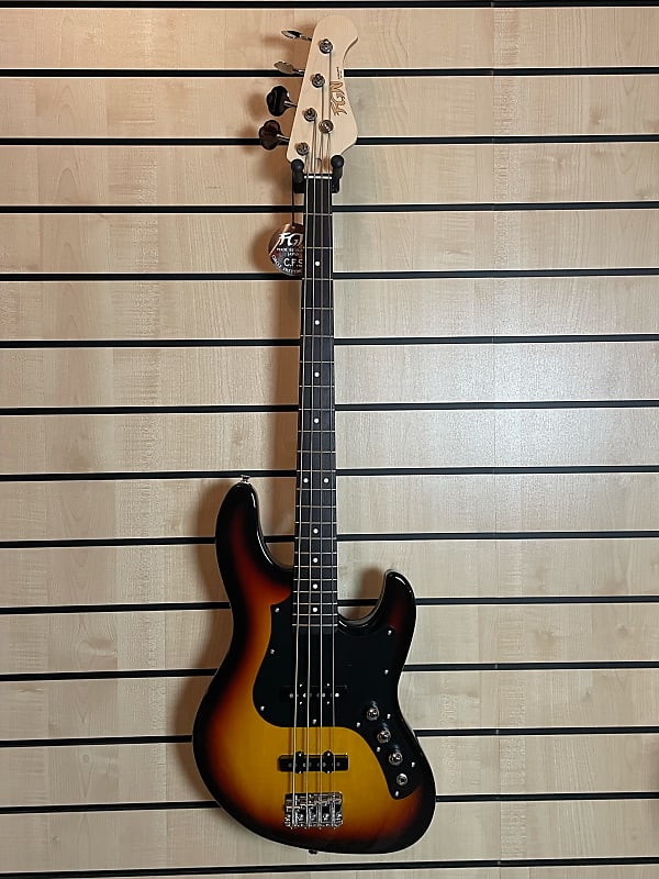 FGN Boundary Mighty Jazz RW 3TS 3-Tone Sunburst Electric Bass | Reverb