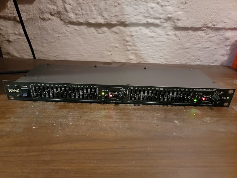 Rane ME 15 MicroGraphic Equalizer 2000's? - Black | Reverb