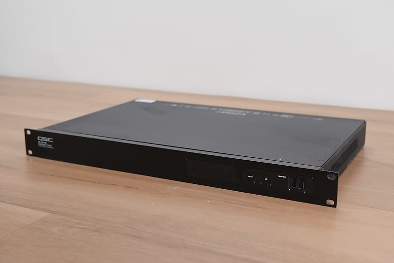 Qsc Q Sys Core 110f Network Analog I O Processor Church Reverb