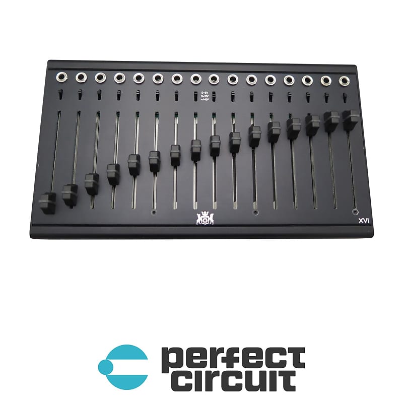 Michigan Synth Works XVI Desktop Faderbank (Black) | Reverb Australia