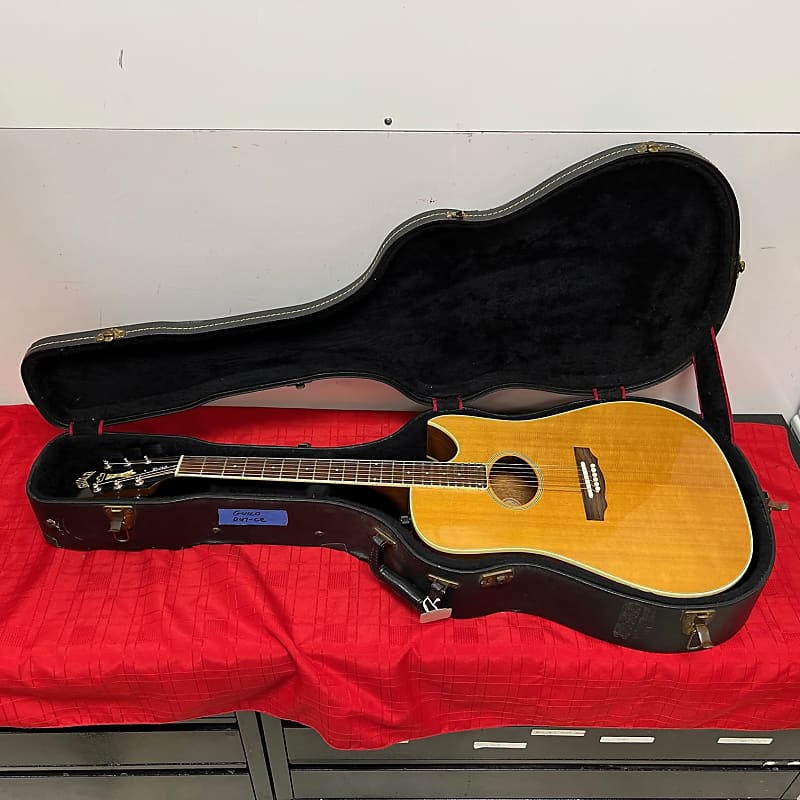 Vintage Guild D47-CE Acoustic Electric Guitar with Original | Reverb