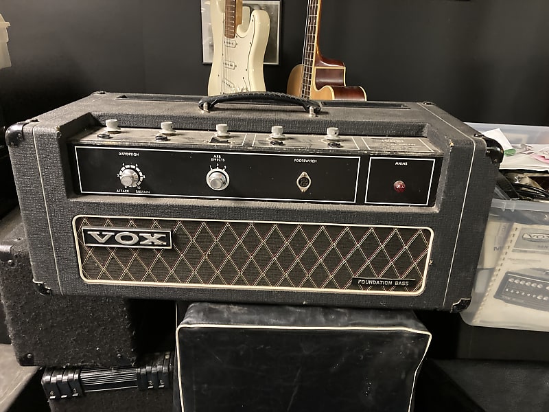 Vox Foundation bass head 1960s - 1970s - Black | Reverb