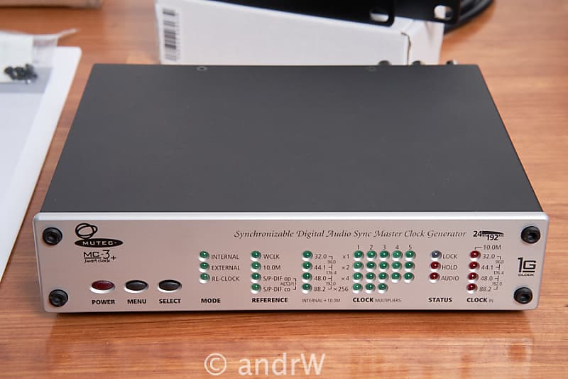 Mutec MC3+ 1G Smart Clock - Masterclock Generator Wordclock | Reverb