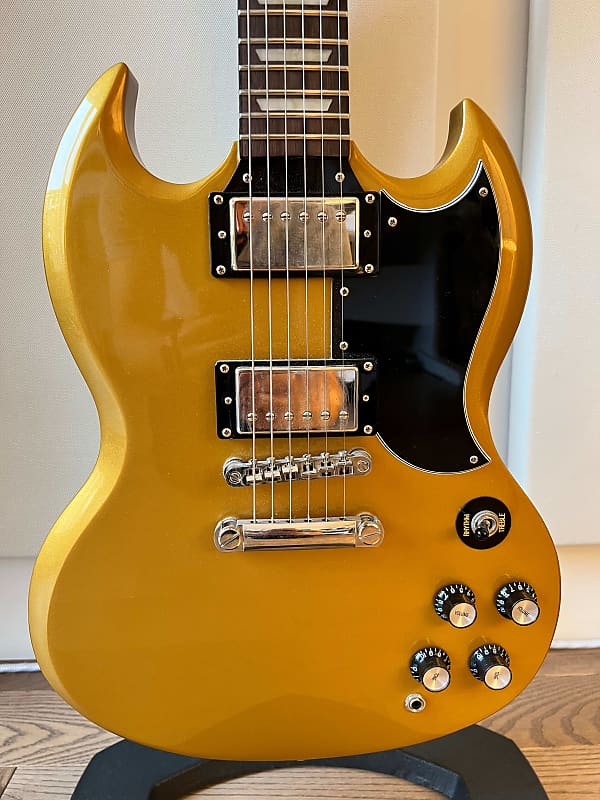 Epiphone SG Standard Pro Ltd 2016 Metallic Gold | Reverb