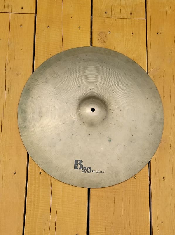 20" Sabian B20 Ride Cymbal - Made in Italy | Reverb