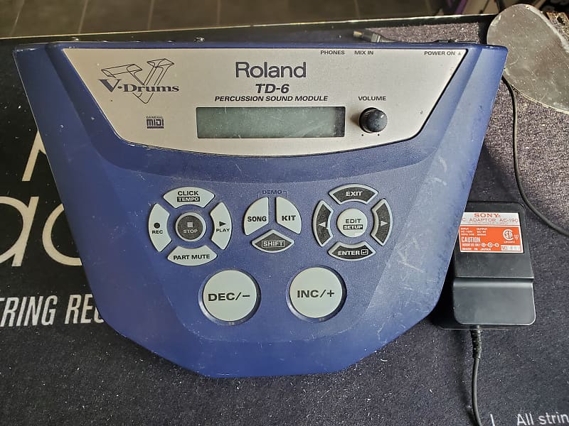 Roland TD-6 Drum Module with power supply | Reverb