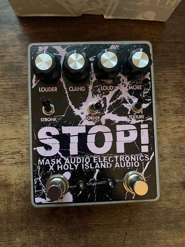 Holy island audio Stop 2022 - Black/pink | Reverb