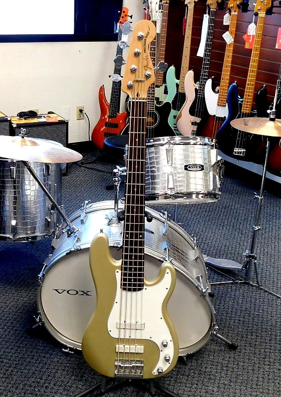 Fender Squier 5-String Jazz Bass! Rosewood Fingerboard! | Reverb