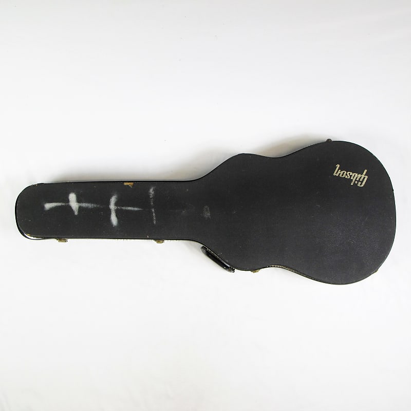 Gibson ES335 Case Early 1970s - Black With Purple Interior | Reverb