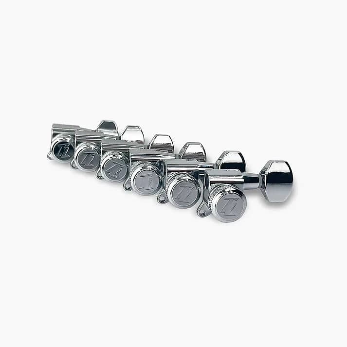 True Lok Mid Size Locking Tuners, 6-In-Line, Staggered Posts, | Reverb