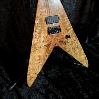 Vicious Guitars Kage Flying V, Spalted Maple, Neck-Through | Reverb
