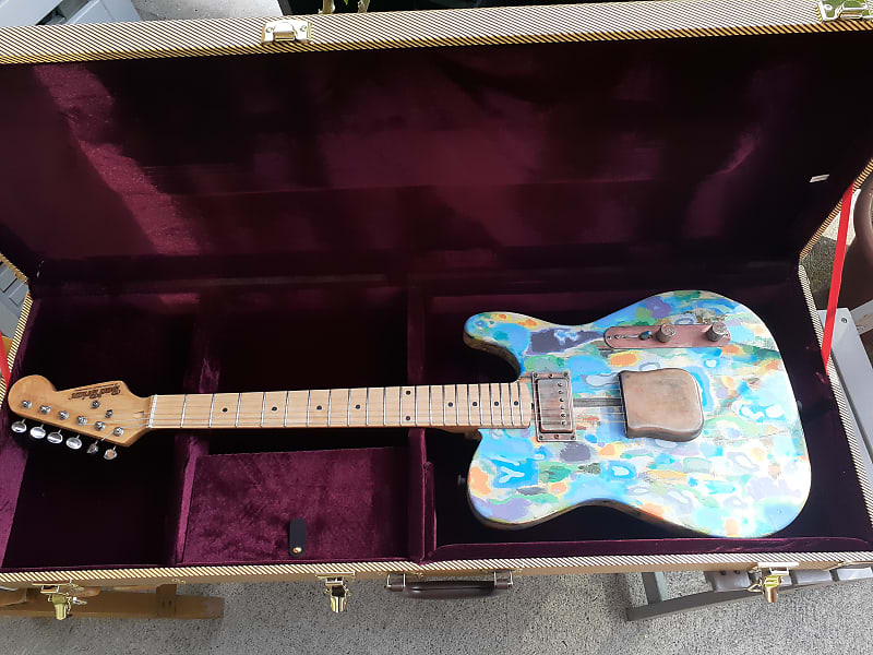 Handmade Reclaimed Wood Telecaster | Reverb Australia