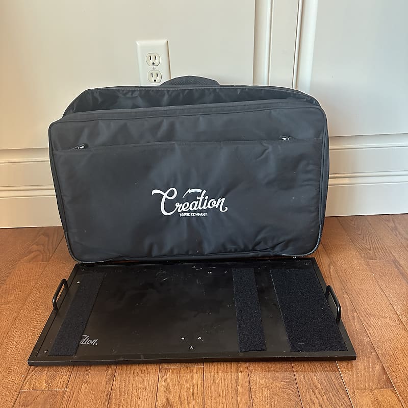 Creation Audio Labs Blackout Flat Series Pedalboard and Case | Reverb